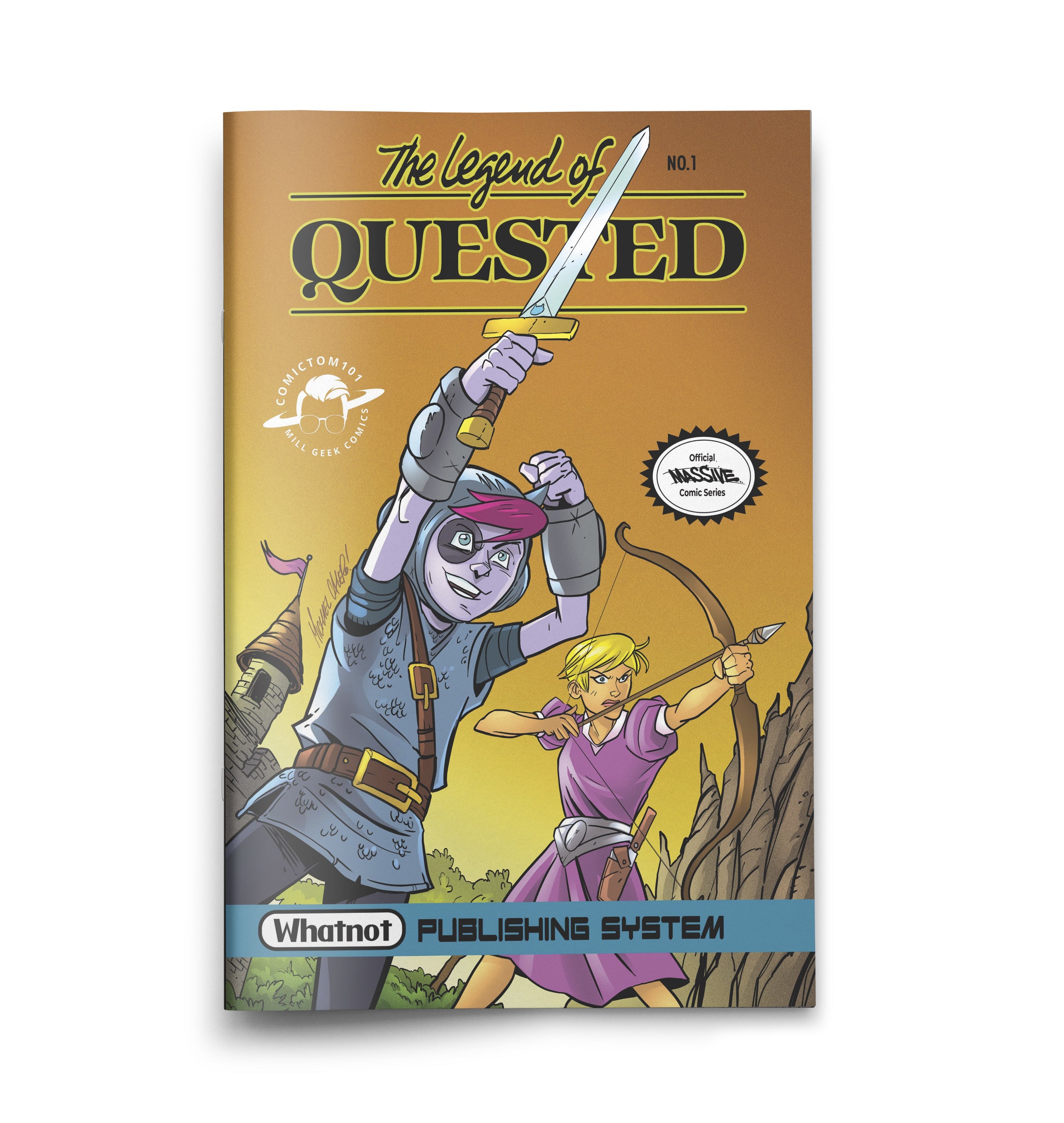 Quested #1 Trade - Zelda Homage - Michael Calero – ComicTom101